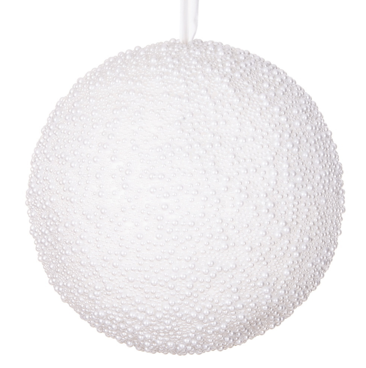 Esfera de perlas blancas 30.5 cms – Rugs Decor